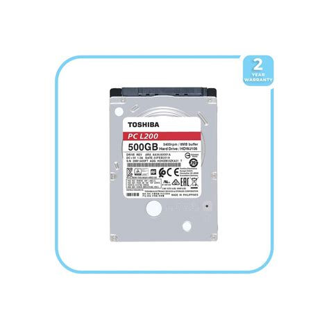 Toshiba PC L200 500GB 2.5 Internal HDD