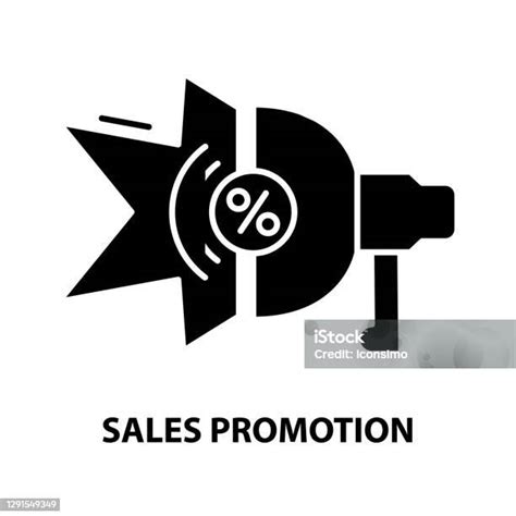 판매 프로모션 아이콘 편집 가능한 스트로크가 있는 블랙 벡터 사인 컨셉 일러스트레이션 가격에 대한 스톡 벡터 아트 및 기타