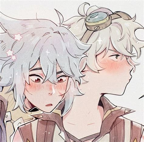 17 Bennet X Razor 💋💋 Ideas Fan Art Ship Art Albedo