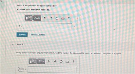 Solved Consider A Spacecraft In An Elliptical Orbit Around