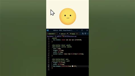 Face Button Animation Using Html Css And Javascript Coding Htmlcssjavascript Htmlcss Youtube