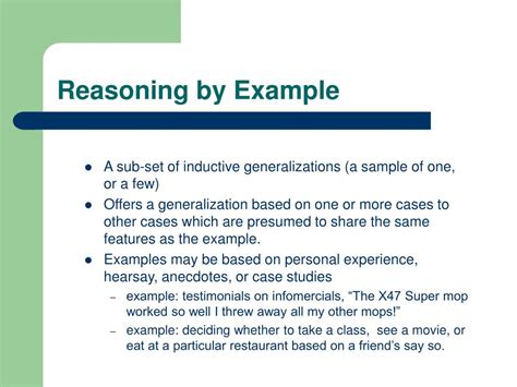 Ppt Generalization And Argument By Example Powerpoint Presentation Free Download Id497665
