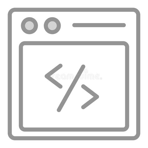 Programing Icon User Interface Vector Illustration As A Simple Vector