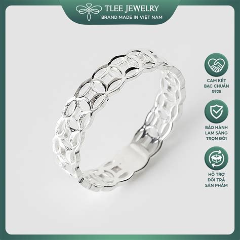 Nhẫn Bạc Tlee Kim Tiền Trơn Basic Tlee Jewelry A0242 Shopee Việt Nam