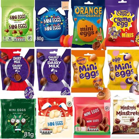 Pick And Mix Easter Random Mixed Mini Egg Variety Of Chocolate Bags