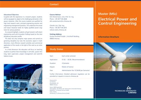 Msc Electrical Power And Control Engineering