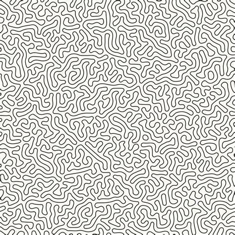 Premium Vector Abstract Organic Background Natural Maze Labyrinth Reaction Diffusion Pattern
