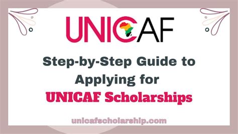 Step By Step Guide To Applying For Unicaf Scholarships Unicaf Scholarship