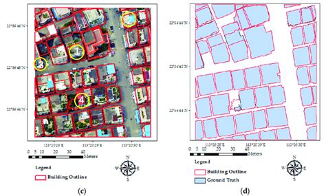 Building Extraction Results A Extracted Building Footprints B Download Scientific Diagram