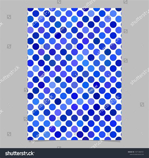 Geometrical Dot Pattern Background Brochure Template Stock Vector Royalty Free 1071480731
