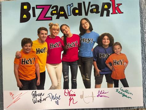 Olivia Rodrigo Bizaardvark Autographed Poster Season 3 Cast 11x14