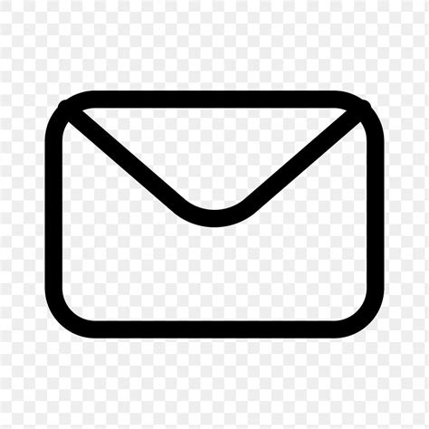 Mail Outlined Icon Png Social Premium Icons Sticker Rawpixel