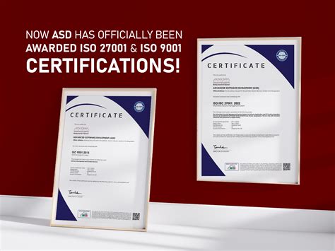 Advanced Software Development Achieves Iso 27001 And Iso 9001 Certifications Advanced Software