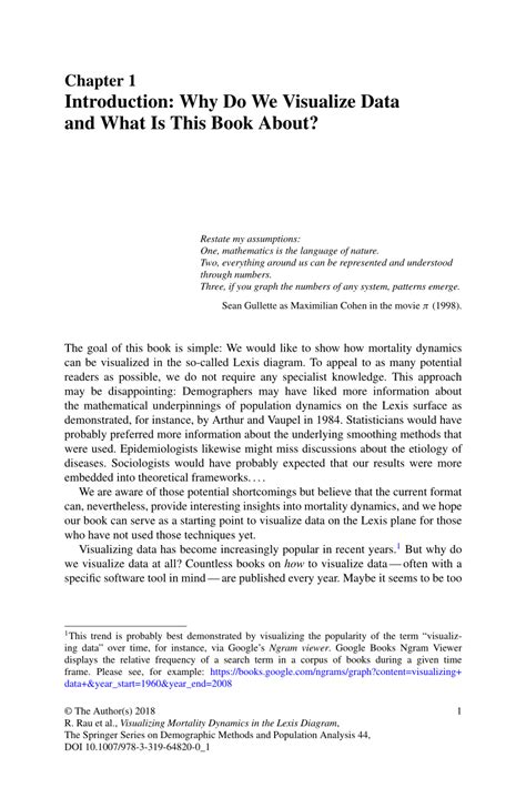 Pdf Introduction Why Do We Visualize Data And What Is This Book About