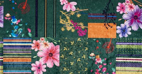 Fabric Green Patchwork Patterned Swatch Sample Upholstery Fabric Green Patchwork Patterned Swatch Sample Upholstery