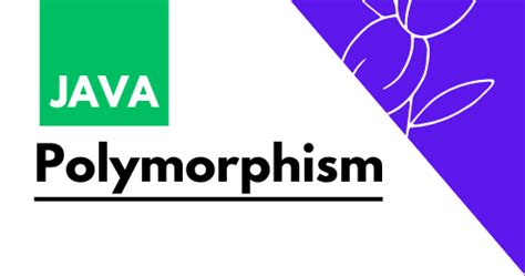 java polymorphism understanding its concept with examples by mehmoodghaffar medium