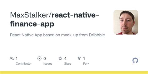 github maxstalker react native finance app react native app based on mock up from dribbble