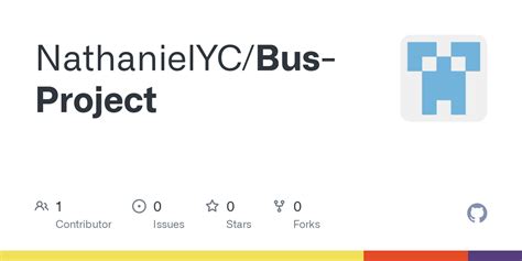 GitHub NathanielYC Bus Project