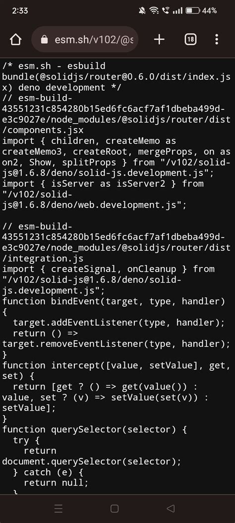 `esmsh` Incorrectly Transforms Solid Jsx · Issue 496 · Esm Devesmsh