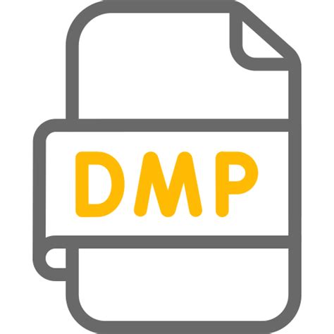Dmp File Generic Color Outline Icon