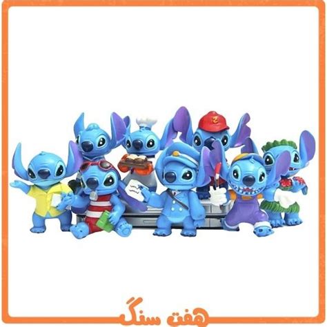 خرید و قیمت فیگور استیچ مجموعه 8 عددی از انیمیشن لیلو و استیچ Stitch