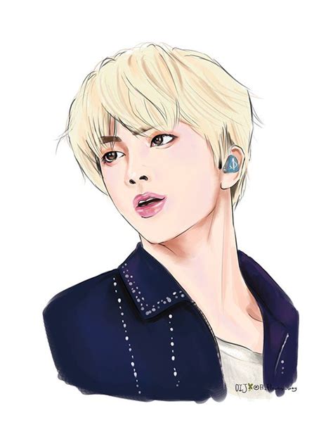 Kim Seok Jin Bts Fanart Bts Fanart Bts Drawings Art Drawings Images And Photos Finder