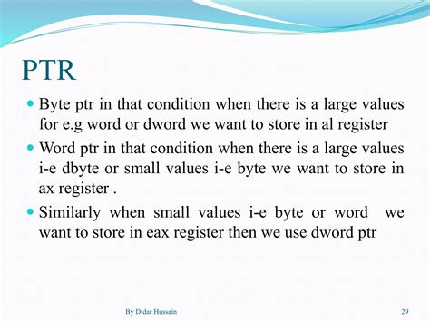 assembly language instructions pdf