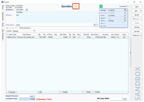 E Invoice Operation Sql Documentation