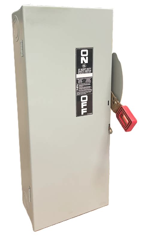 Ge Heavy Duty Safety Disconnect Switch 100a 600v Ac 250v Dc 3 Pole Surpluselectricalequipment