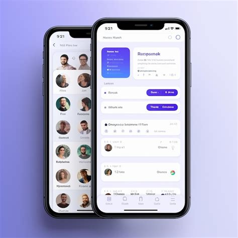 Premium Ai Image Modern Ios Uiux Design App