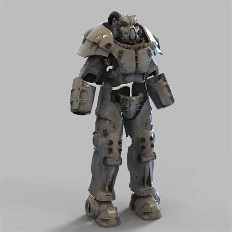 X 01 Fallout Enclave Power Armor Wearable Full Body 3d Model 3d