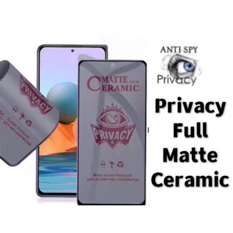 Oppo Realme C C C C S C C C C C Note Privacy Matte Ceramic Tempered