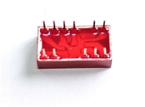 Led Segmenten Module 1 Bit 030 Gezamelijke Anode Rood Hp 5082 7610 447 C Domoticx