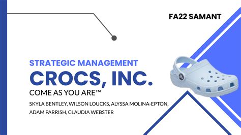 Crocs Company Analysis Skyla Bentley