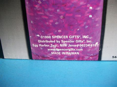 Rare Vintage Glitter Lava Lamp 90s Spencer Ts Stardust Lamp 15