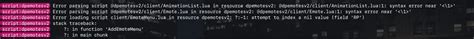 error parsing script discussion cfx re community
