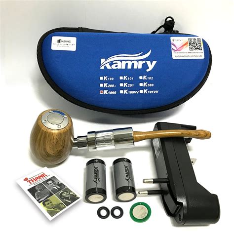 Pile E Caricabatterie Kamry K1000 E Pipe Style Kit Completo Classico