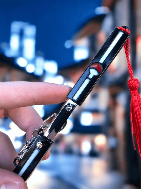 Pop Up Katana Anime Keychains Sasukes Grass Cutter Naruto