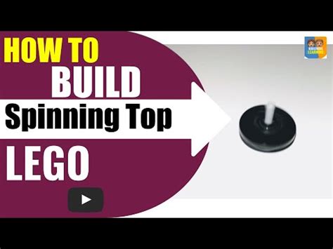 How To Build A Simple Lego Spinning Top Youtube