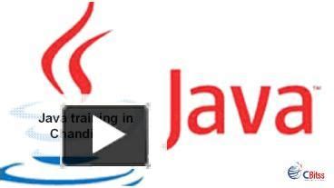 Ppt Java Training In Chandigarh Cbitss Technologies Powerpoint Presentation Free To