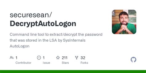 GitHub Securesean DecryptAutoLogon Command Line Tool To Extract Decrypt The Password That Was