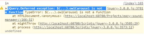 Javascript ASP NET JQuery JQuery Deferred Exception Is Not A Function Stack Overflow