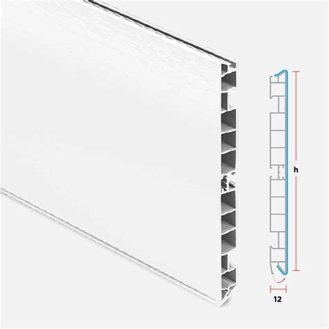 Zócalo De Pvc Blanco Para Rodapié Cocina Scilm