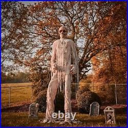 Lowes 12′ Foot Giant Skeleton Mummy Led Lighted Animatronic Halloween