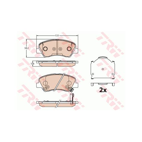 GDB3630 - Brake Pad Set, disc brake | Spareto