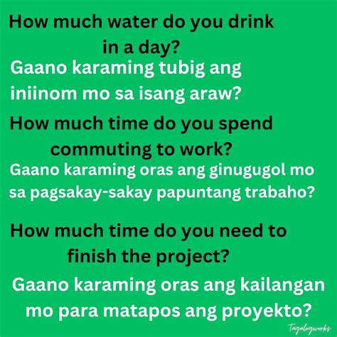 Asking Questions In Tagalog Artofit