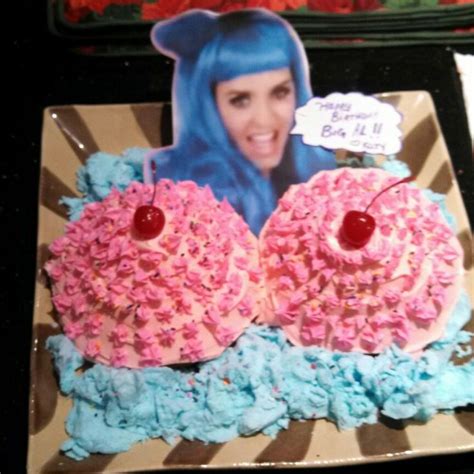 Homemade Katy Perry Cupcake Bra Birthday Cake Cake Homemade
