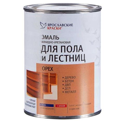 Быстросохнущая краска для пола без запаха