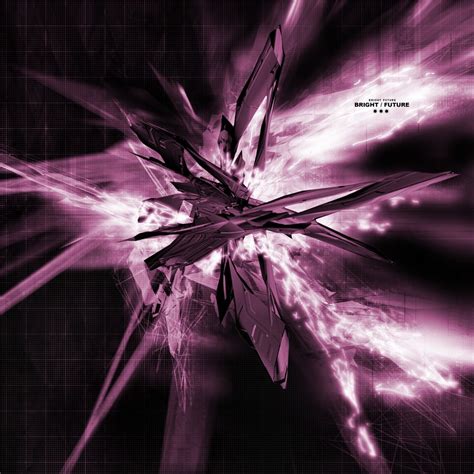 Digital Art Monochrome Abstract Purple Symmetry Thunder Shape Line Darkness Screenshot