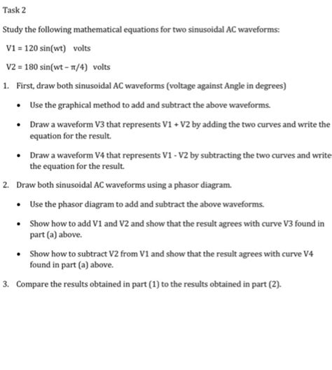 Solved Task Study The Following Mathematical Equations For Chegg